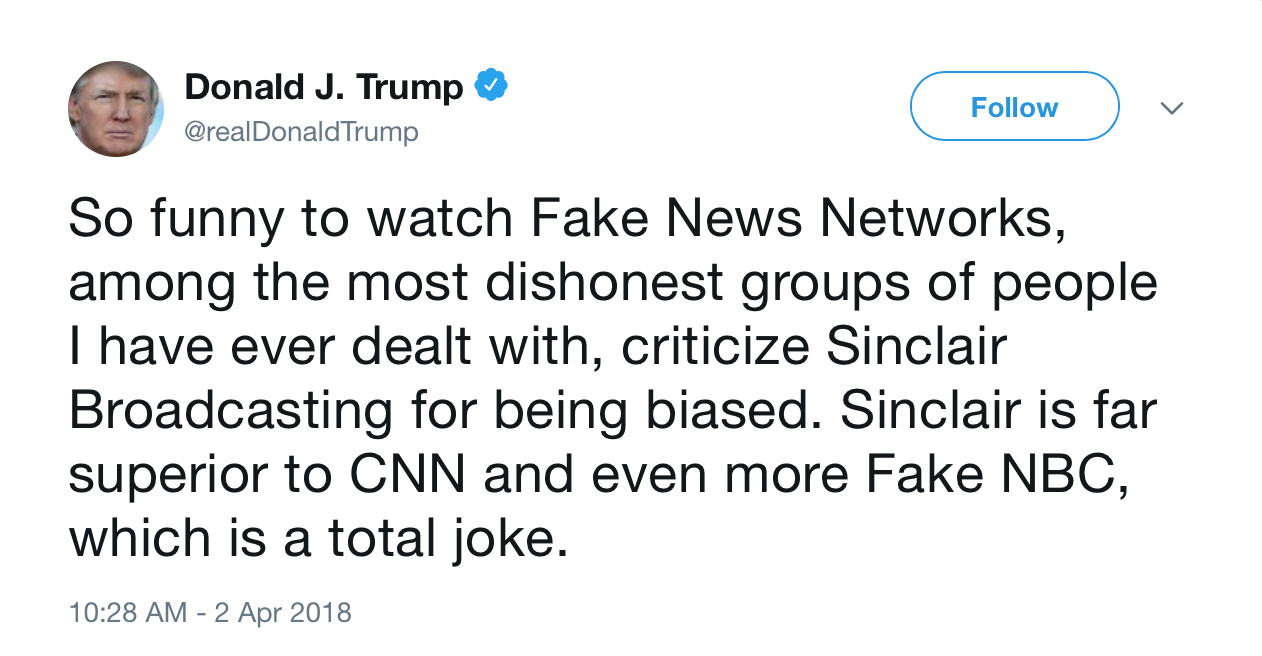 Video of Sinclair anchors reading the same script about fake news goes ... Video of Sinclair anchors reading the same script about fake news goes ...